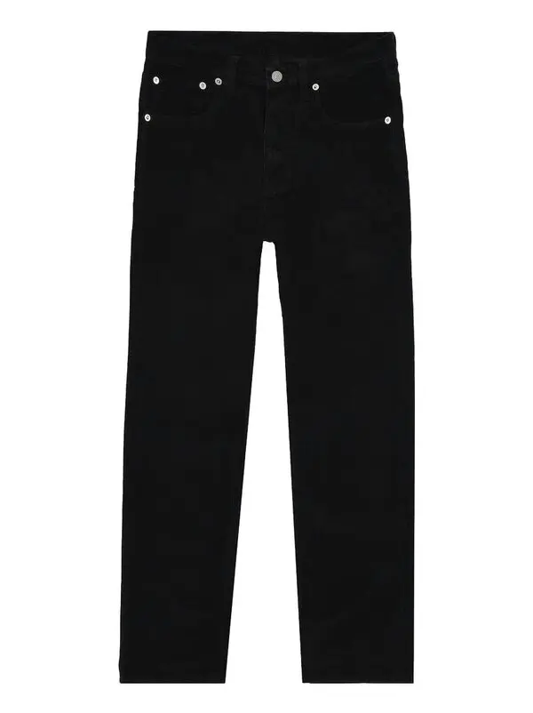 FORTELA Corduroy Five Pocket Trousers - Black