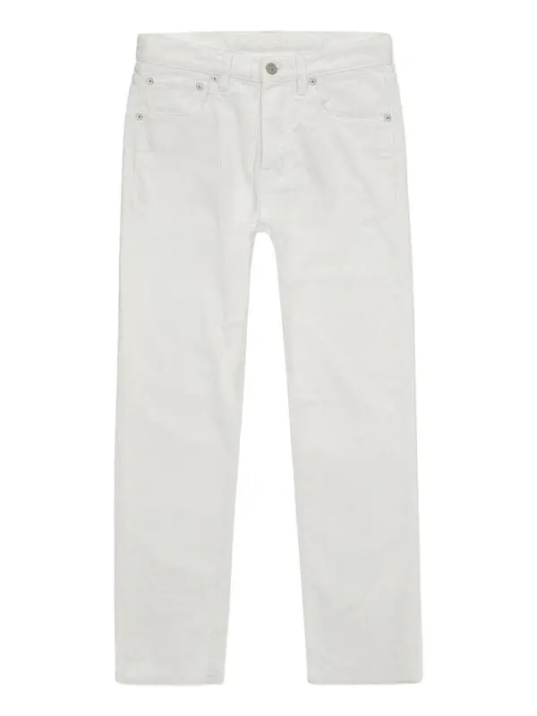 FORTELA Corduroy Five Pocket Trousers - Ecru