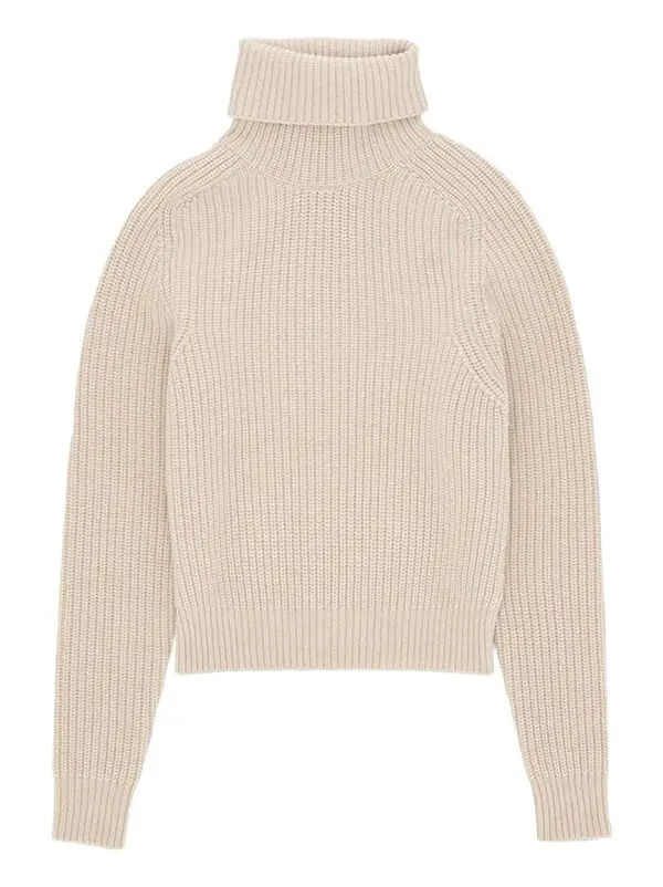 FORTELA Cashmere Turtleneck Sweater - Cream