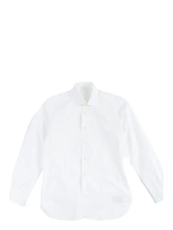 FORTELA Pale Popeline Shirt - White