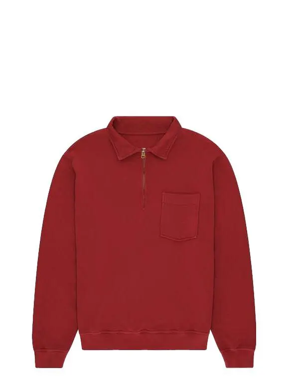 FORTELA Cotton Zip-up Sweatshirt - Antique Pink