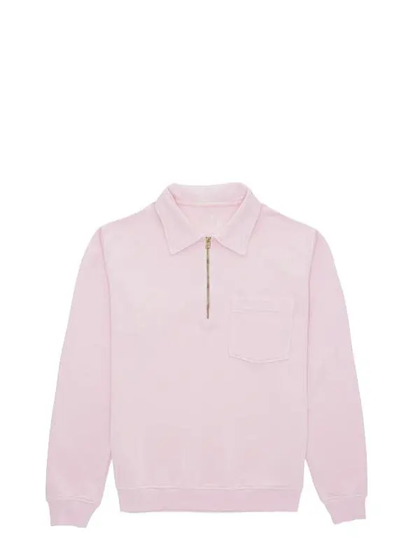 FORTELA Cotton Zip-up Sweatshirt - Pink