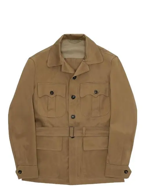FORTELA Clint Safari Jacket - Brown