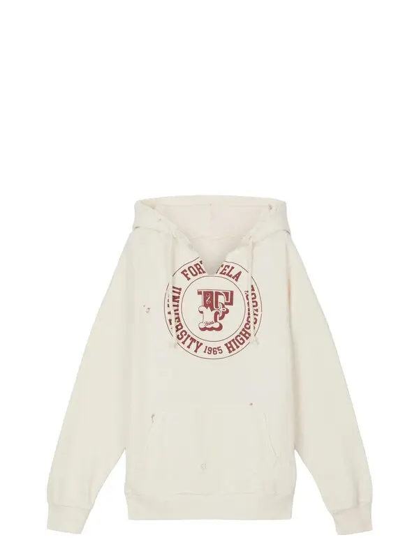 FORTELA Holly Cotton Sweatshirt - Ecru