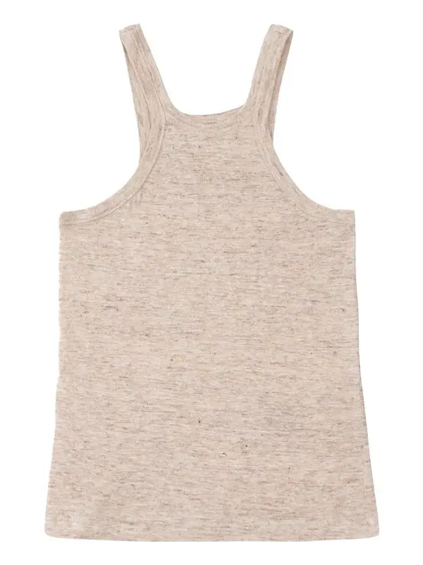 FORTELA Cassidy Linen Tank Top - Melange Grey