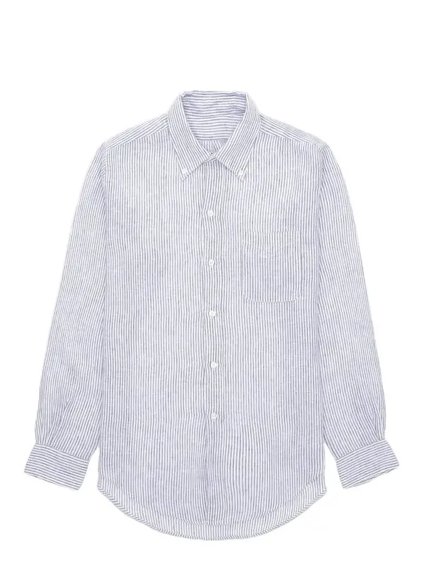 FORTELA King Linen Shirt - Blue