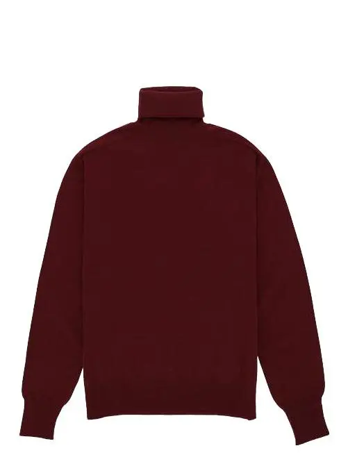 FORTELA Shannon High Neck Jumper - Burgundy