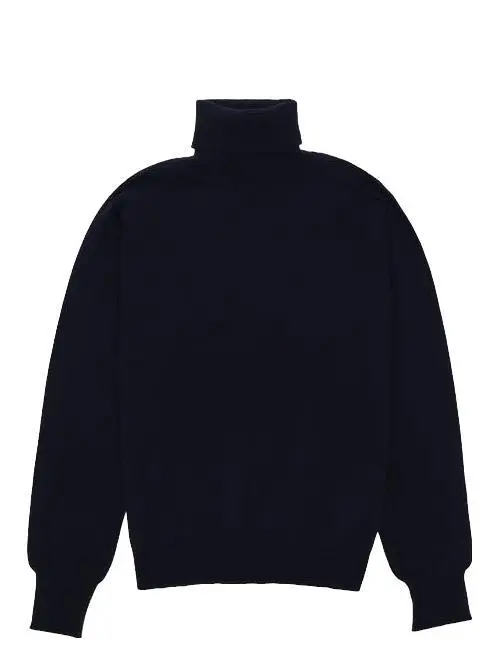 FORTELA Shannon High Neck Jumper - Dark Blue