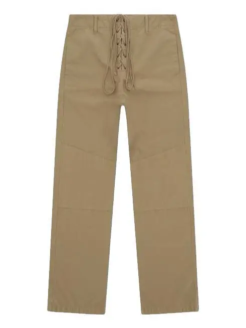 FORTELA Woven Chino Trousers - Beige