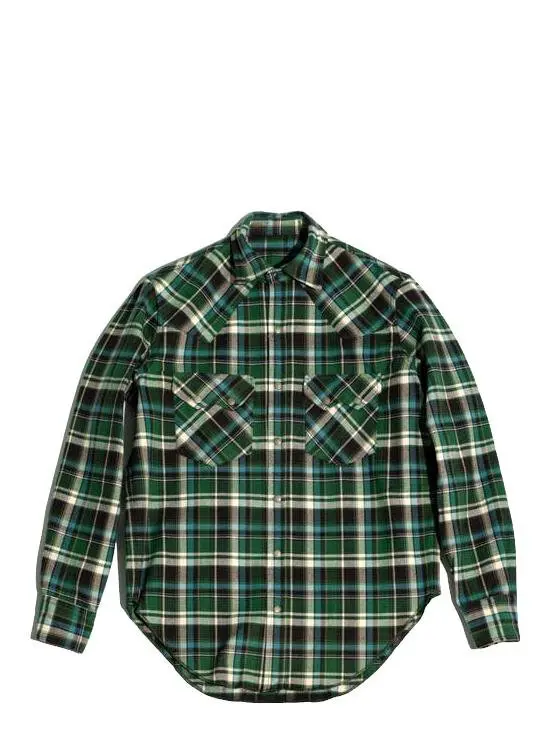 FORTELA Tartan Flannel Shirt - Green