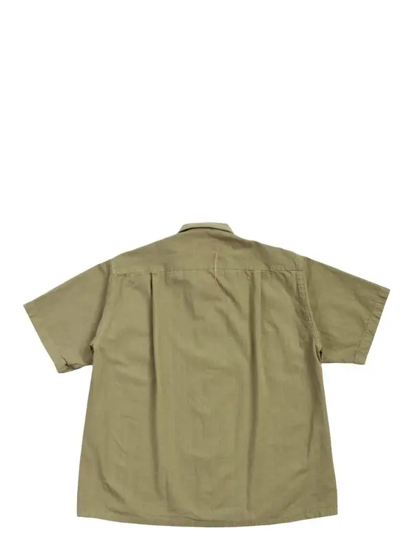 FORTELA Bowling Inspired Short Sleeve Shirt - Military_green