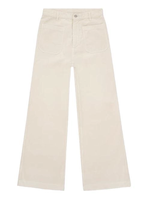 FORTELA Vintage Corduroy Wide Leg Trousers - Pink