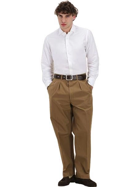 FORTELA Woven Oxford Shirt - Ecru