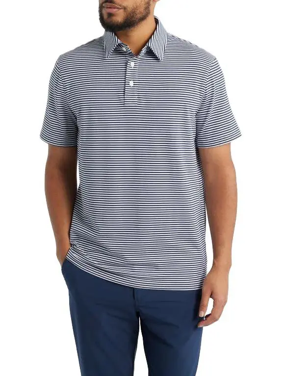G/fore All Play Stripe Performance Polo - Twilight