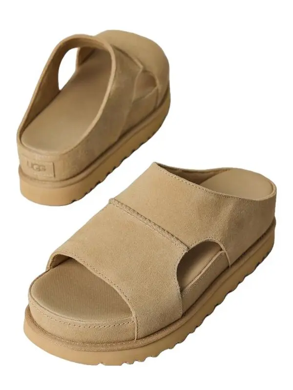 UGG Goldenstar Hi Cutout Slide - Sand