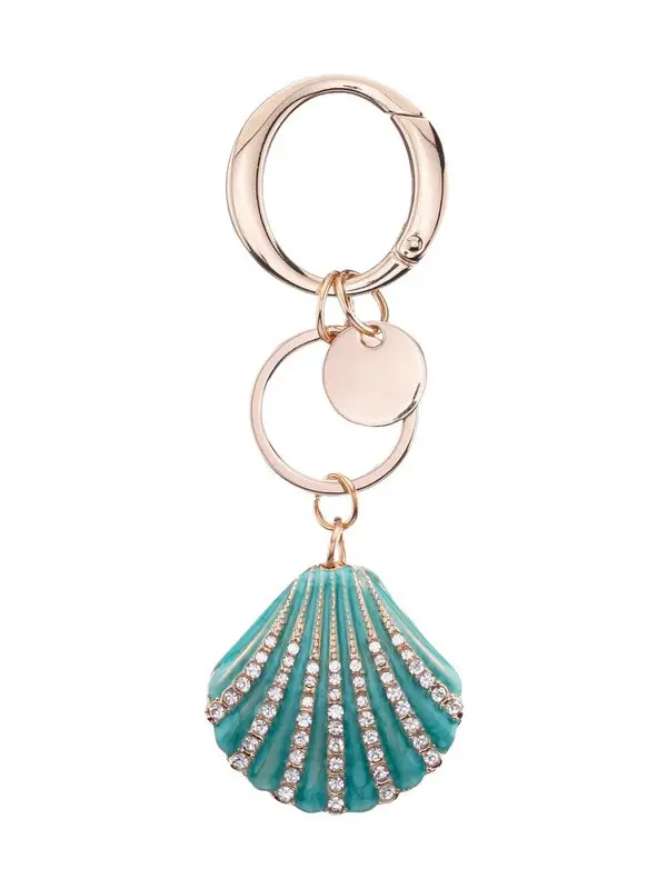 Nina Seashell Bag Charm - Icy Blue