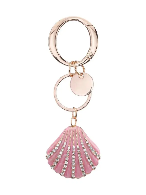 Nina Seashell Bag Charm - Icy Pink