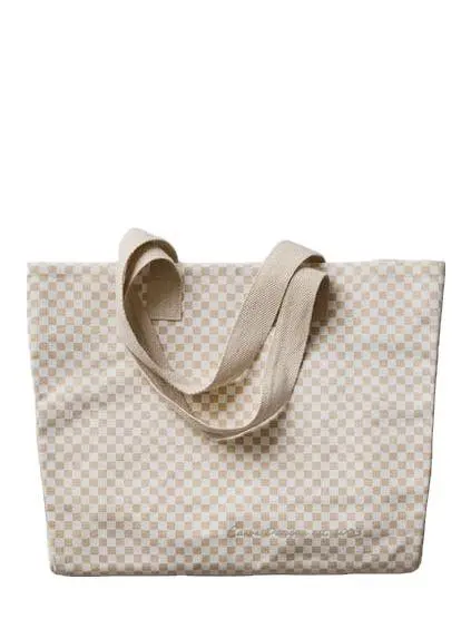 Carve Designs Organic Cotton Canvas Tote - Check