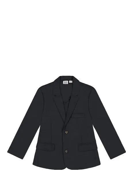 DEUX PAR DEUX Two-button Tailored Cut Blazer - Black
