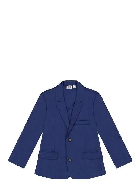 DEUX PAR DEUX Two-button Tailored Cut Blazer - Blue