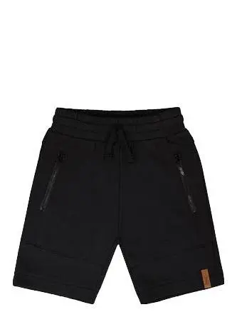 DEUX PAR DEUX French Terry Shorts With Cross Seams - Black
