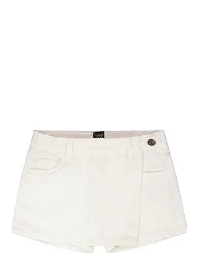 DEUX PAR DEUX Stretch Twill Skort With Pockets - White