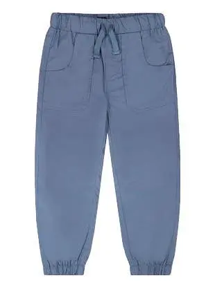 DEUX PAR DEUX Parachute Jogger With Patch Pockets - Blue Grey