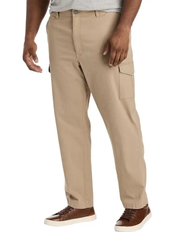 TRUE NATION BY DXL Big & Tall Everyday Cargo Pants - Dune