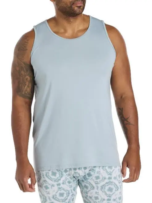 HARBOR BAY BY DXL Big & Tall Cooling Performance Stretch Tank - Arona
