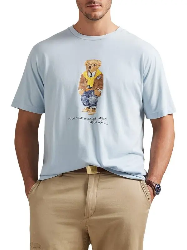 Polo Ralph Lauren Big & Tall Hudson Valley Bear T-shirt V2 - Southport Blue
