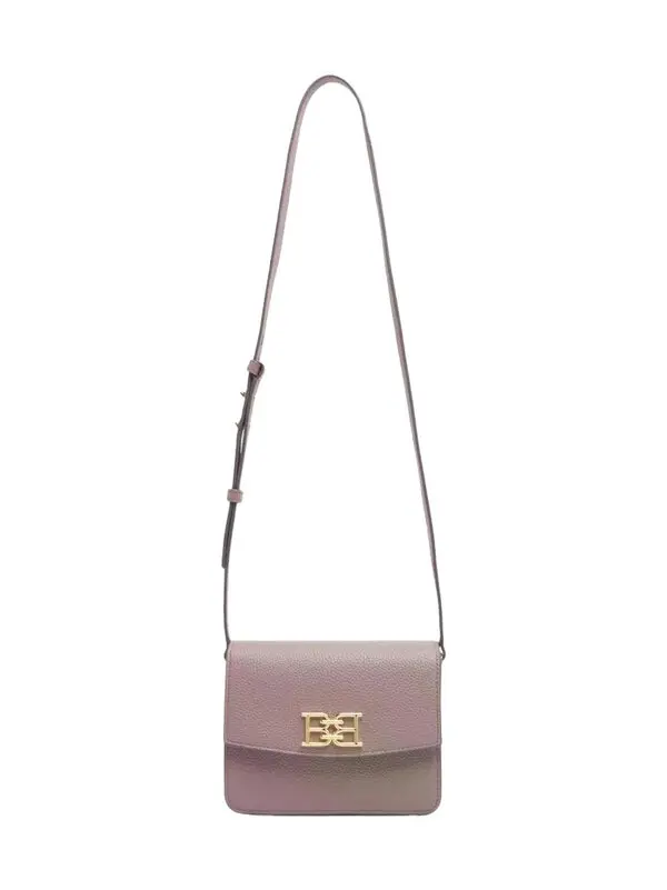 Bally Grained Leather Shoulder Bag - Pink