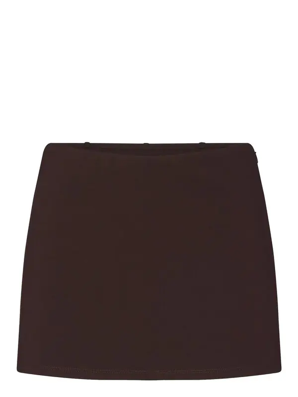 SKIMS Mini Skort - Espresso