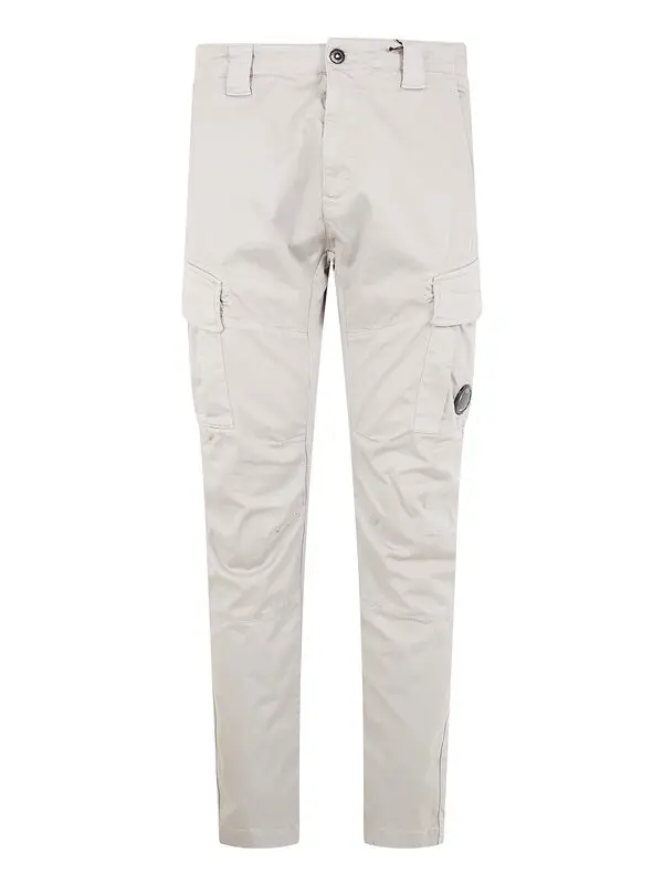 C.P. COMPANY Stretch Sateen Ergonomic Cargo Pants - Gray
