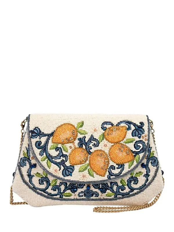 MARY FRANCES ACCESSORIES Capri Lemons Crossbody Handbag - Multi