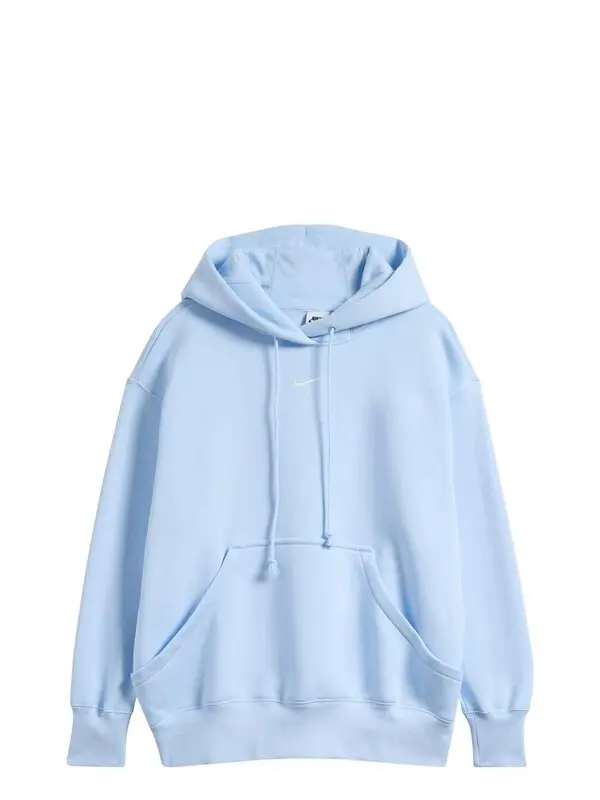 Nike Sportswear Phoenix Fleece Oversized Pullover Hoodie - Celestine Blue/sail