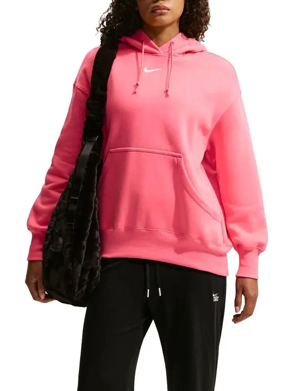 Nike Sportswear Phoenix Fleece Oversized Pullover Hoodie - Sea Coral/sail