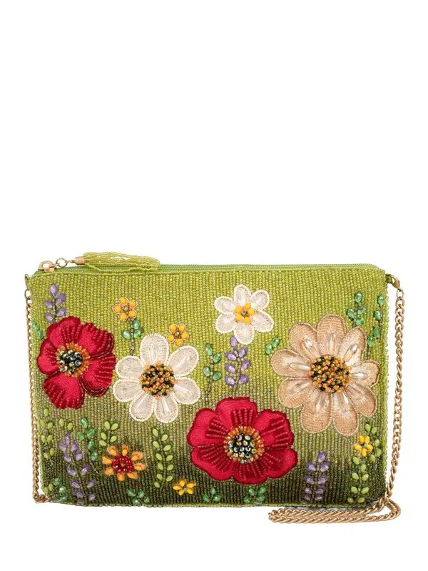 MARY FRANCES ACCESSORIES Day In The Park Crossbody Handbag - Green