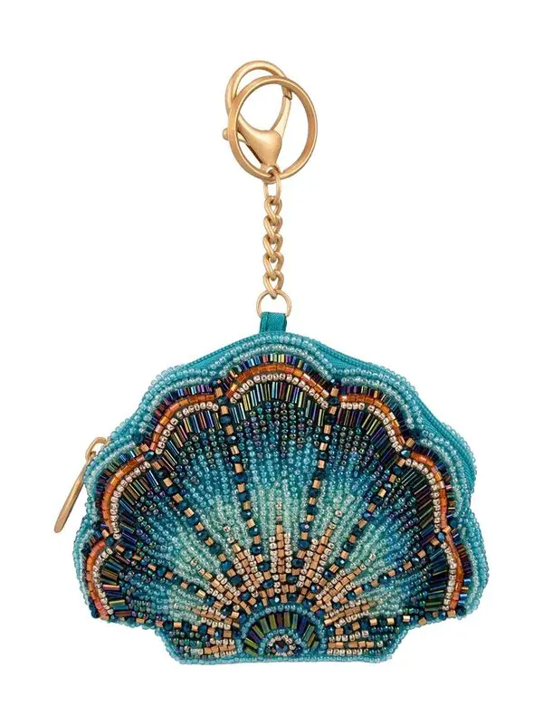 MARY FRANCES ACCESSORIES Cove Coin Purse - Blue