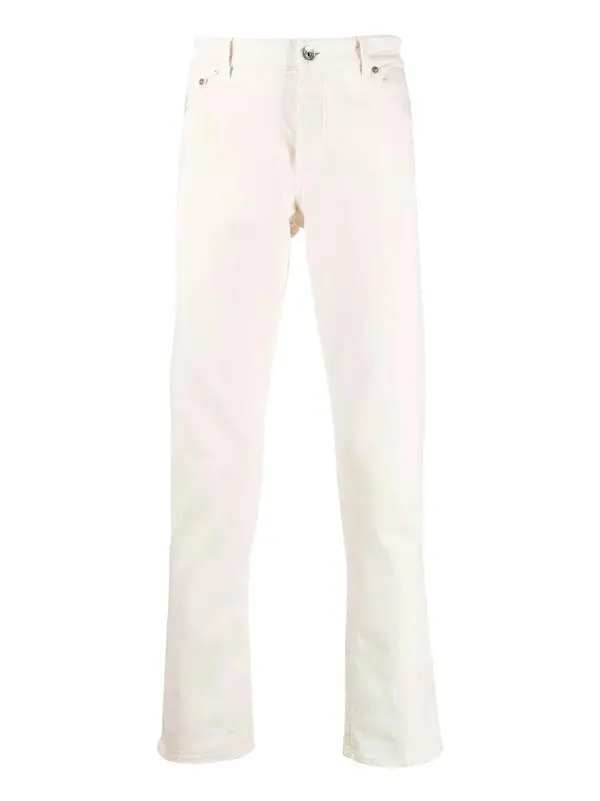 Brunello Cucinelli Straight-leg High-rise Jeans - Neutrals
