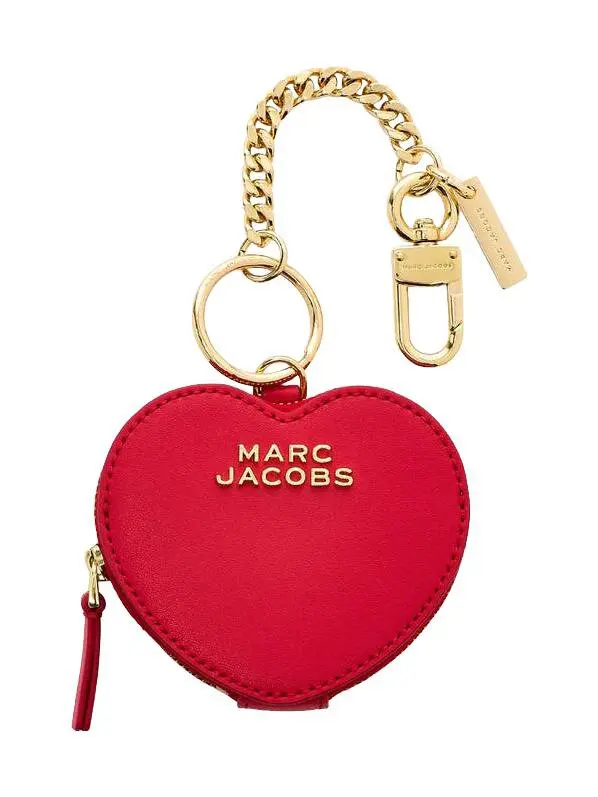 Marc Jacobs The Heart Pouch Bag Charm - True Red