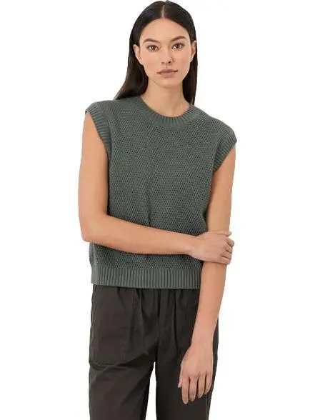 PACT Organic Cotton Shoreline Relaxed Shell - Castor Green Heather