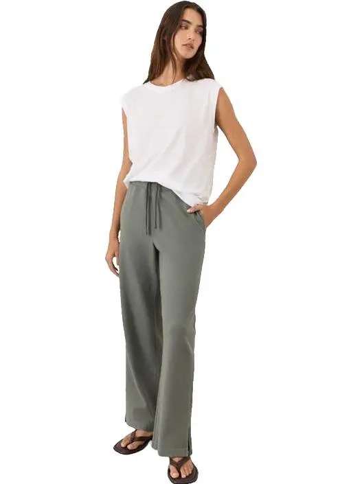 PACT Organic Cotton Featherweight Slub Relaxed Muscle Tee - White