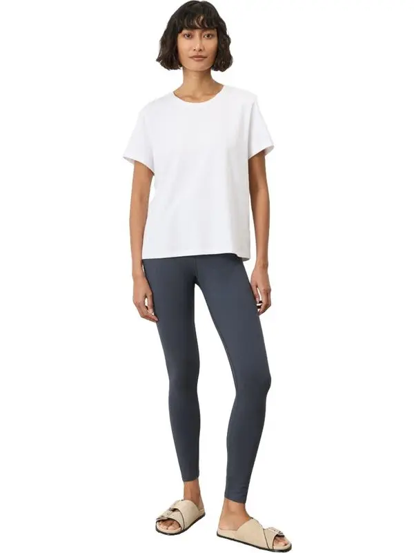 PACT Luxe Essential Crewneck Tee - White