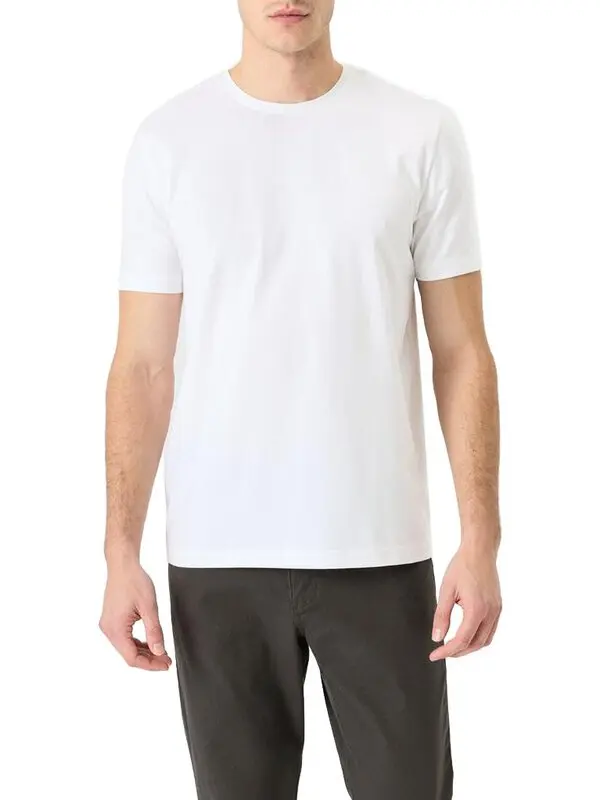 PACT Luxe Essential Classic Fit Crewneck Tee Made With Organic Cotton - White