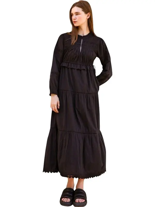 CQC LA Lisette Maxi Dress - Black - Xs/s