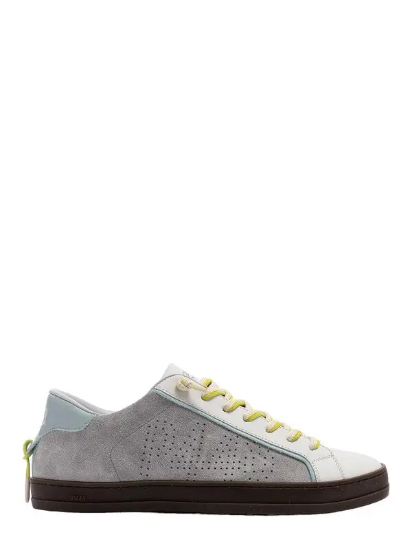 P448 John Leather & Suede Sneakers - Lemon Sky