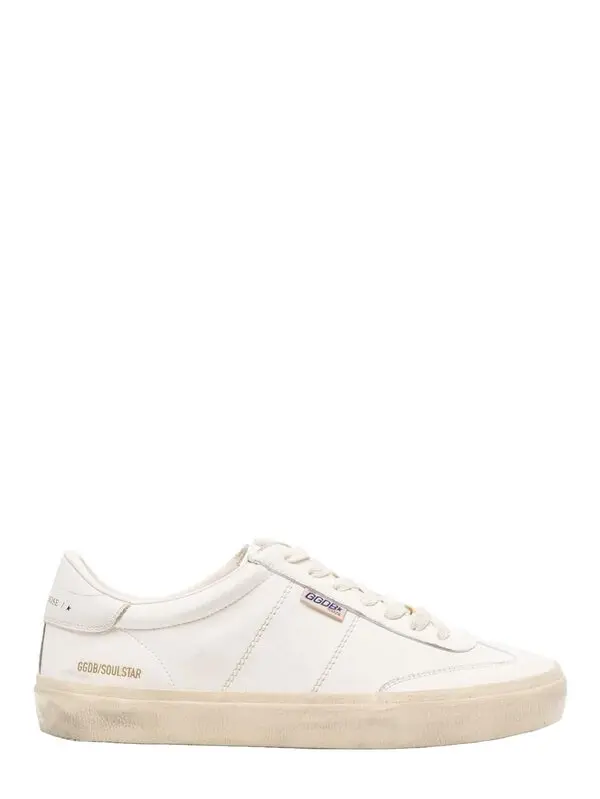GOLDEN GOOSE Soul-star Leather Sneakers - White
