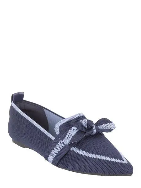 Tahari Florentia Pointed Toe Loafer - Navy