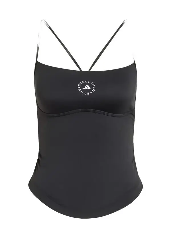 Adidas By Stella McCartney Logo Tank Top - Black