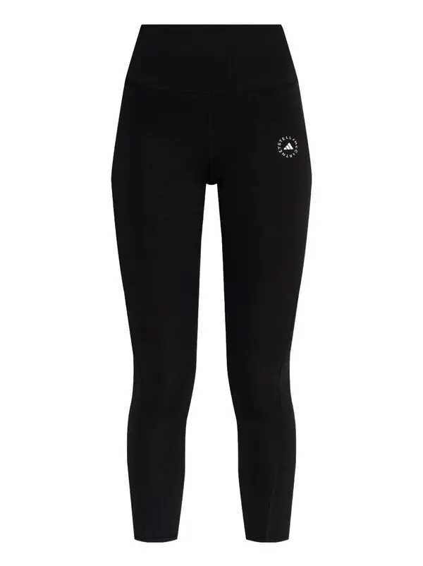 Adidas By Stella McCartney 7/8 Logo Leggings - Black